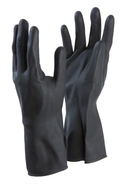 H-WEIGHT RUBBER FLOCK LINED GAUNTLET (PK 10) | SAFEAID