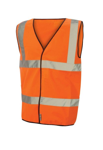 HI-VIZ WAISTCOAT - C/W KELLY FORMWORK FRONT & BACK LOGO + CHAPTER ...