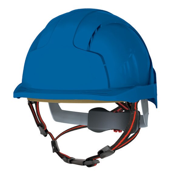 JSP EVOLITE SKYWORKER C/W CHINSTRAP VENTED HARD HAT | SAFEAID