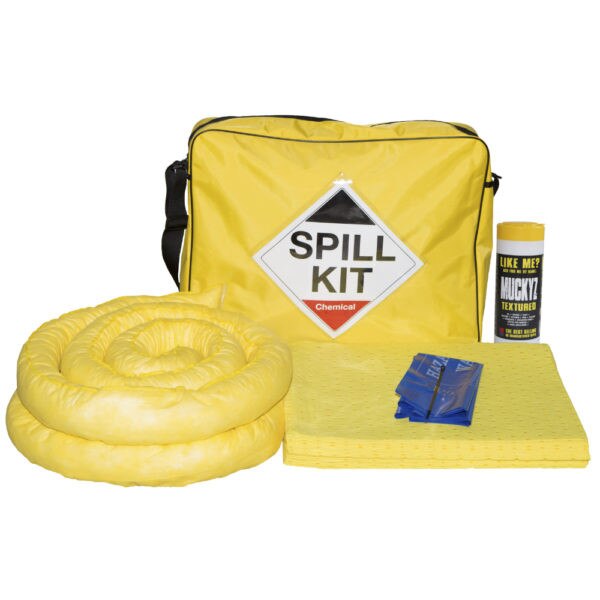 CHEMICAL SPILL KIT IN SHOULDER BAG - 50 LTR | SAFEAID