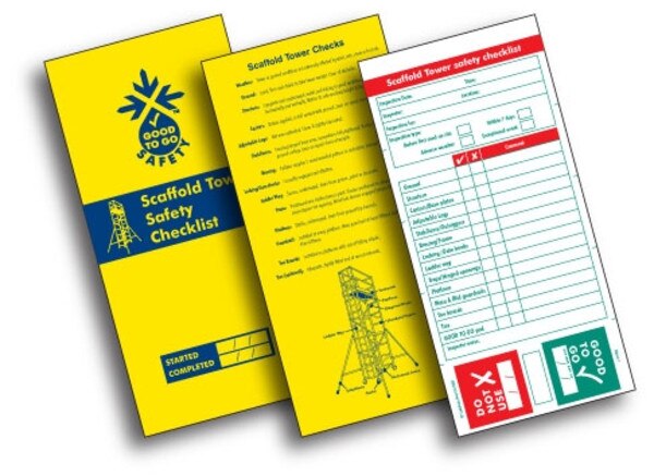 SCAFFOLD TOWER CHECK BOOK | SAFEAID