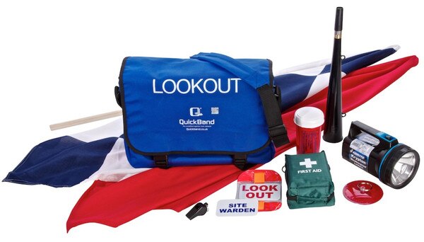 SIGNAL LOOKOUT KIT (BLUE BAG) C/W 6 DETONATORS AND 1 TRACK CIRCUIT CLIP ...