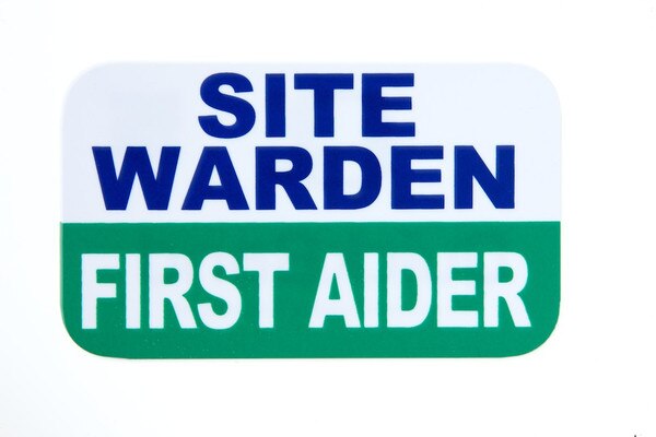 QUICKBAND SITE WARDEN/FIRST AIDER COMBINATION ARMBAND INSERT | SAFEAID