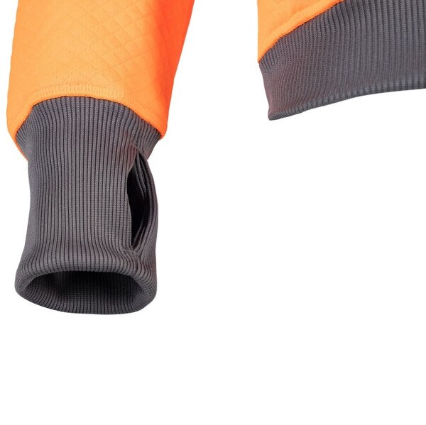 SIGNAL ACTION HI-VIZ 1/4 ZIP RAIL SWEATSHIRT - C/W TELENT BACK LOGO ...