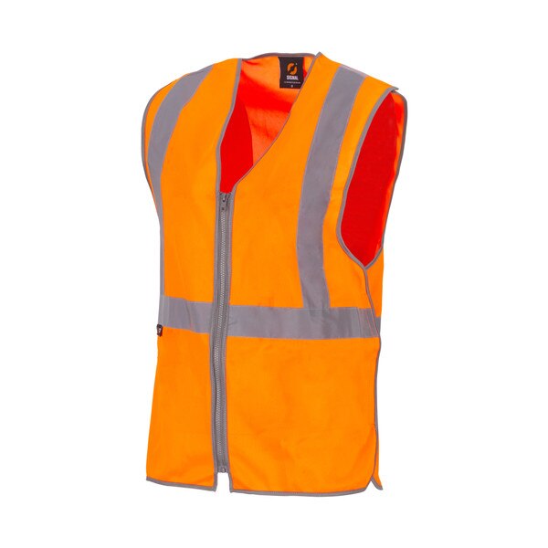 SIGNAL CLASSIC HI-VIZ RAIL WAISTCOAT - C/W PULLMAN RAIL FRONT & BACK ...