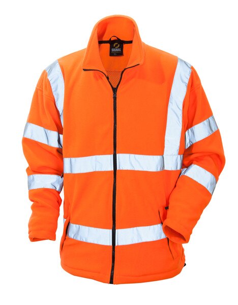 HI-VIZ RAIL FLEECE - C/W ADVANCE TRAINING BACK LOGO | SAFEAID