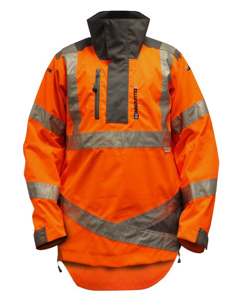 HARKIE INNOVATION 2 SMOCK - ORANGE - C/W QTS FRONT & BACK LOGO | SAFEAID