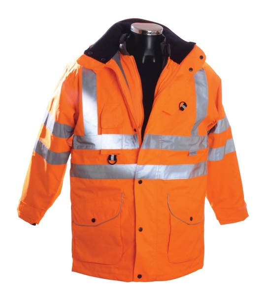 HI-VIZ 7-IN-1 BREATHABLE RAIL COAT - C/W MURPHY GEOSPATIAL FRONT AND ...