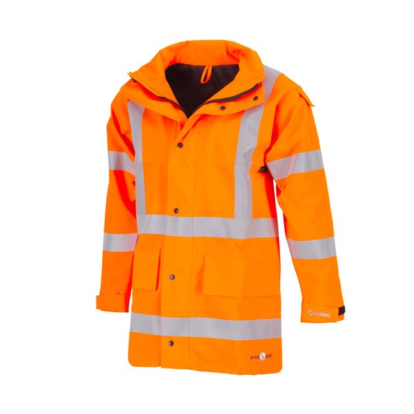 GORE-TEX® BREATHABLE RAIL COAT - C/W BHC FRONT & BACK LOGOS | SAFEAID